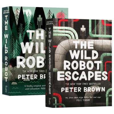 荒岛机器人2册英文原版小说