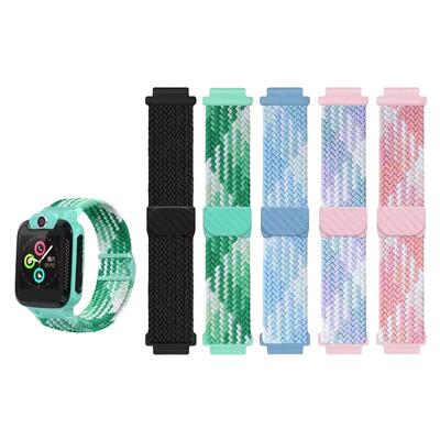 适用于读书郎手表表带W7/X1磁吸扣X3/A2s编织腕带A6新款金属扣W5readboy手表A8/A9卡通W6S/A6E/R2替换带配件