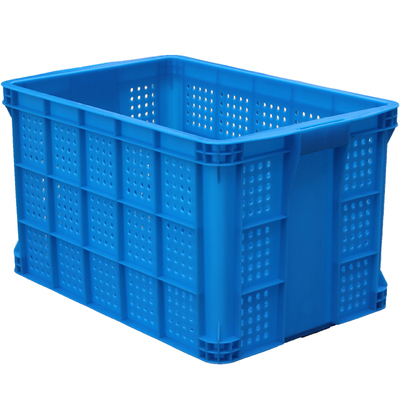 新料圆眼镂空加厚长方形周转筐