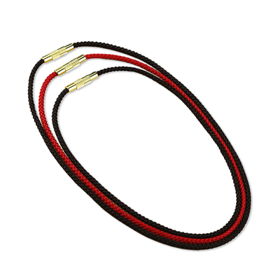 递福挂件绳锁骨短项链绳子