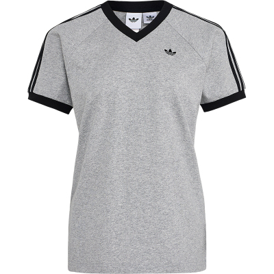 Adidas/阿迪达斯官方正品三叶草VNECKT-SHIRT新款女短袖T恤KU4771