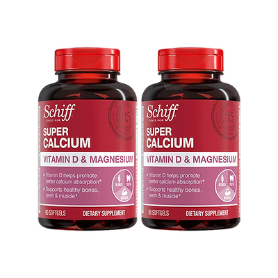 美国Schiff液体钙2瓶装强健骨骼
