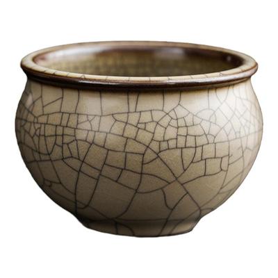 传世陶瓷哥窑复古主人杯茶杯茶盏