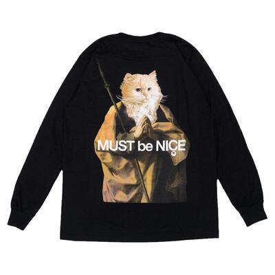 街头潮牌RIPNDIP祈祷猫僧长袖