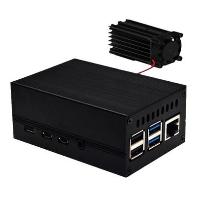 树莓派4B内置散热器金属外壳