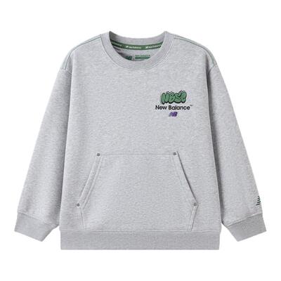 New Balance nb童装男女儿童春秋潮流套头大口袋卫衣ND7ZF32173