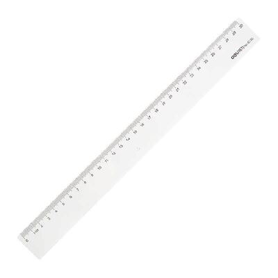 得力刻度清晰多规格直尺