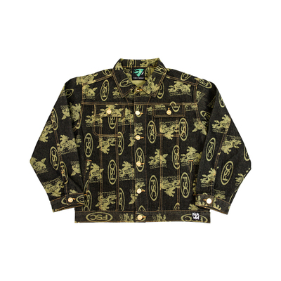 CHILLHIGH貔貅限定提花牛仔夹克