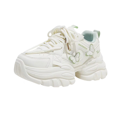 回力网面透气老爹鞋轻便厚底女鞋