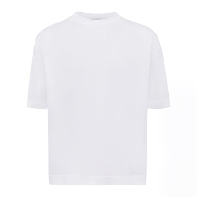 廓形水洗高品质重磅落肩宽松短袖