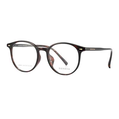 【秋冬新款】施洛华近视眼镜架复古感圆框男女可配度数SF892