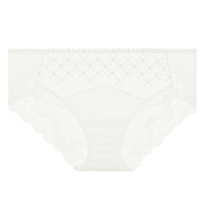 LaClover纯棉底裆性感蕾丝内裤