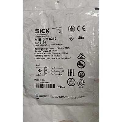 溢价-西克光电传感器VTE18-3F8212，订货号6013114