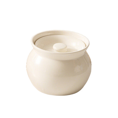 陶瓷炖盅瓦罐汤隔水炖蒸盅带盖家用蒸蛋碗鸡蛋羹炖罐煨汤小煲汤罐