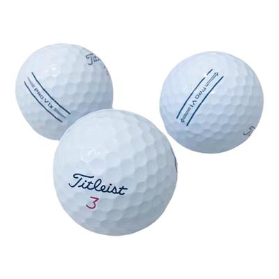 包邮高尔夫球二手球titleist pro v1 v1x 三四五层球下场比赛球