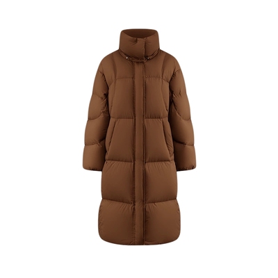 eralnc简约休闲长款羽绒服