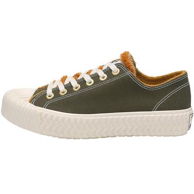 excelsior羊羔绒低帮厚底饼干鞋