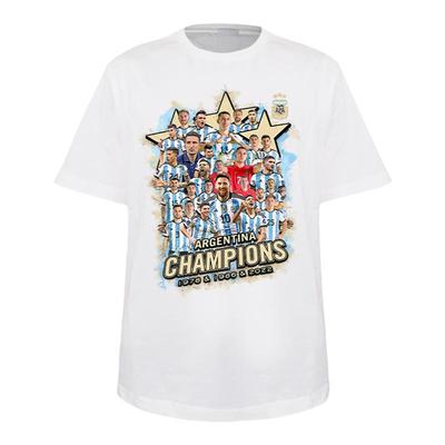 三星冠军阿根廷国家队纪念短袖