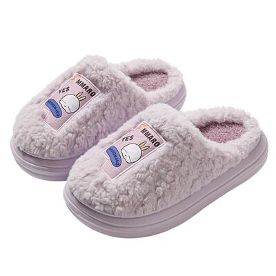 女棉拖鞋流氓兔冬季保暖