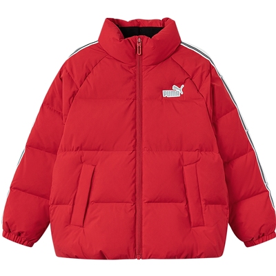 PUMA彪马童装冬季新款儿童羽绒服T7立领厚款羽绒外套防泼水冬装