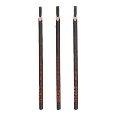 野兽故事防水防汗根根分明野生硬芯眉笔自然上色不晕染K