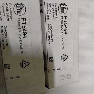 询价-ifm易福门PT5494压力传感器，型号PT-010-S