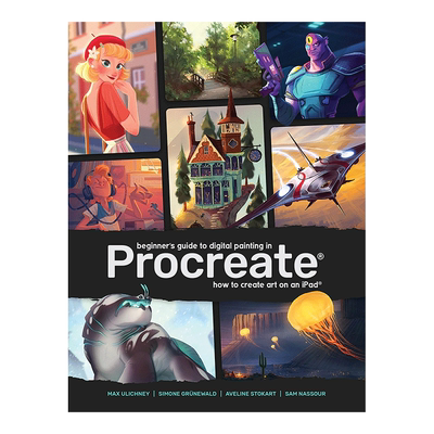【现货】Procreate软件绘画教程书 Digital Painting数字数位美术Ipad绘图创作插画笔刷书籍进口原版