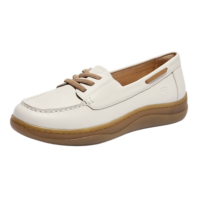 森达乐福鞋一脚蹬平底舒适休闲鞋