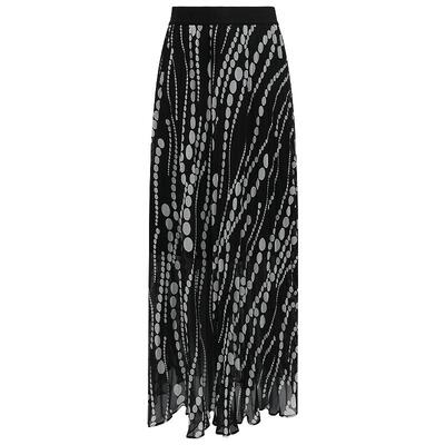 COCOBELLA波点压褶半身长裙