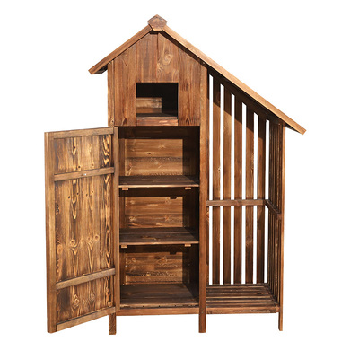 室外工具柜庭院置物架户外木防雨