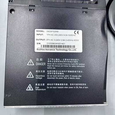 汇川INOVANCE伺服驱动器IS620FS2R8I，输入电，议价商品