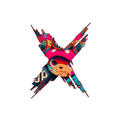 海贼王贴纸遮盖划痕后尾门前挡