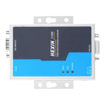 Hexin 232转485422RS232转485 422有源转换器避雷2108b带光电隔离