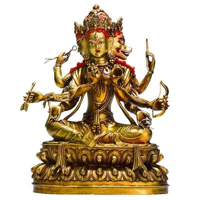 藏村客厅铜鎏金仿古铜器