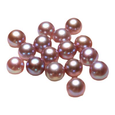 天然淡水无核珍珠小灯泡炫彩配对