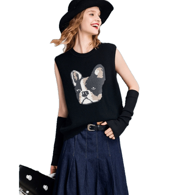 HAVVA时尚新款显瘦马甲