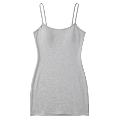 Drop neck sexy solid color tight hip skirt性感纯色紧身包臀裙