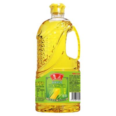 鲁花物理压榨玉米油胚芽油5L