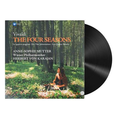 原装进口 穆特&卡拉扬专辑 维瓦尔第 四季 古典乐 德版LP黑胶唱片
