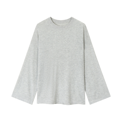 MC三色|莱赛尔亚麻轻盈舒适显比例八分袖肌理感上衣MAISON CECILE