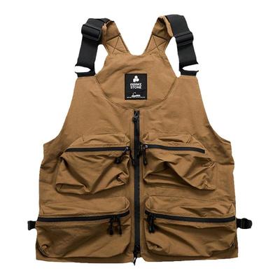 醒石超大口袋休闲钓鱼马甲