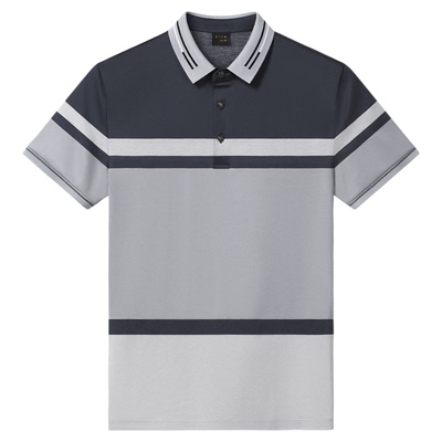 夏季男士翻领高端短袖商务