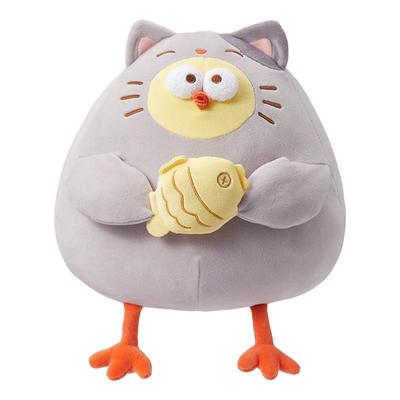 名创优品墩墩鸡摸鱼鸡玩偶公仔娃