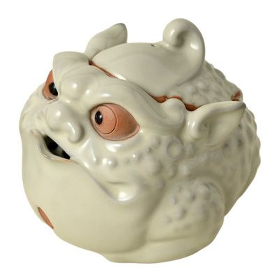 金蟾汝窑茶壶单壶创意一人茶具