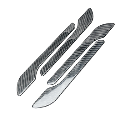 特斯拉真碳纤维门把手贴