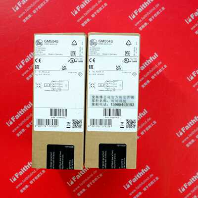 议价Ifm GM504S 易福门全新电感式安全接近开关 GIMC-4030-US
