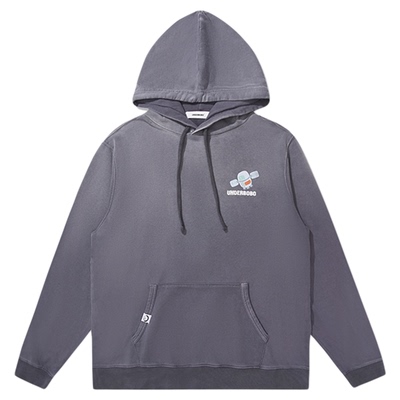 UNDERBOBO美式复古做旧洗水卫衣