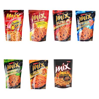 泰国进口vfoods mix脆脆条75g虾条办公室网红膨化薯条休闲零食品