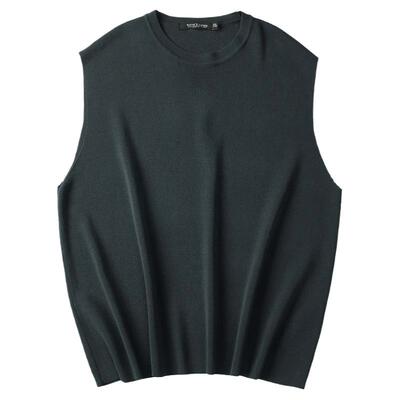 大码马甲韦恩泽维尔圆领针织背心