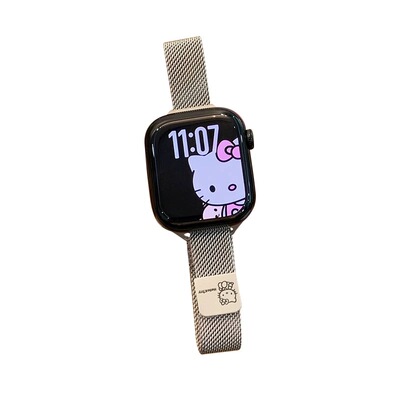 适用iwatch可爱KT猫米兰尼斯表带